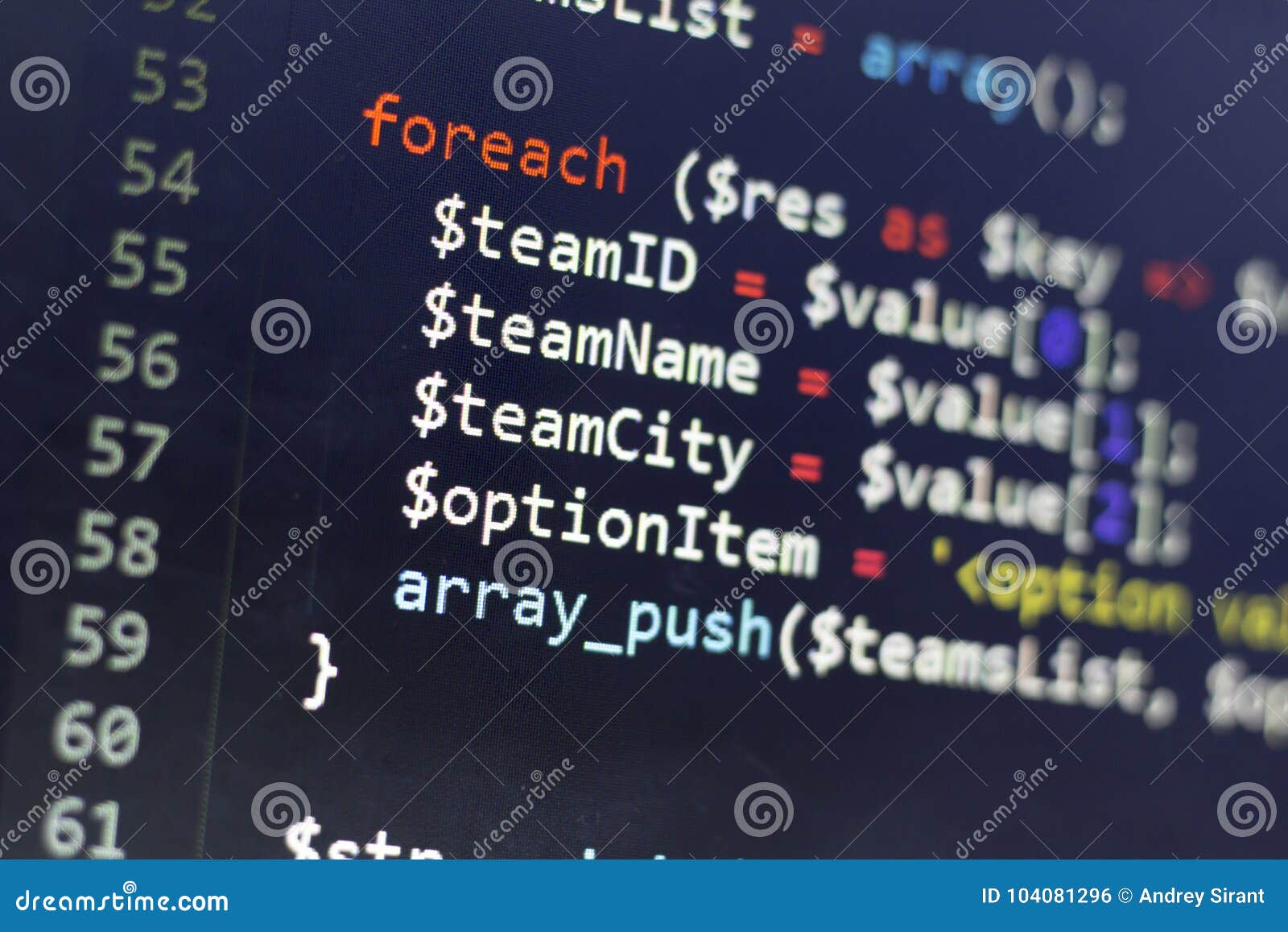 Modern Css3 Cascade Style Sheet Programming Code For Html Coding Stock Image