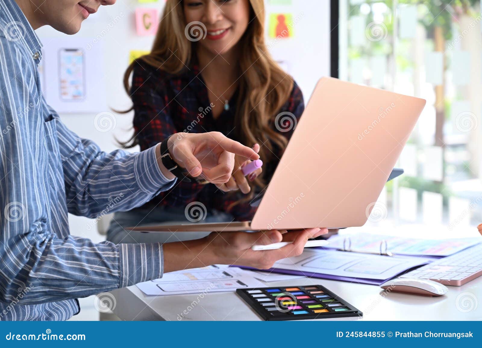 Web Developer Team Discussion and Brainstorming New Approaches and ...