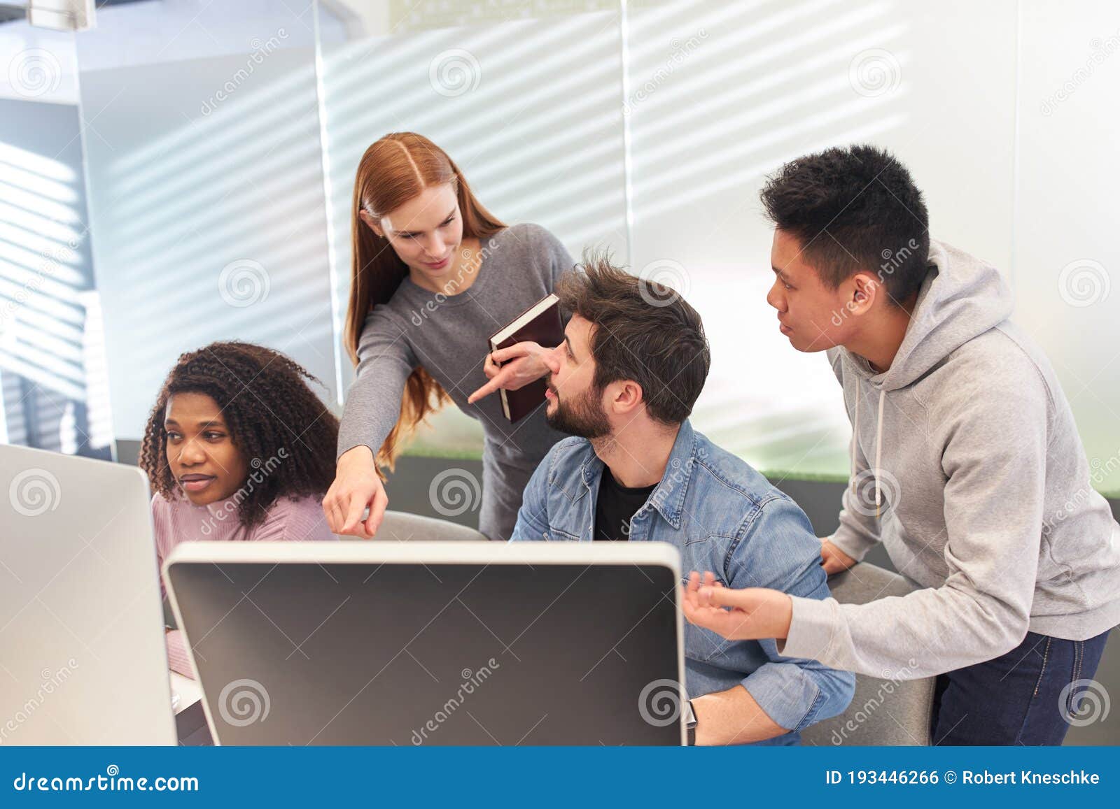 Web Developer Team Has Graphic Design Idea Stock Photo - Image of ...