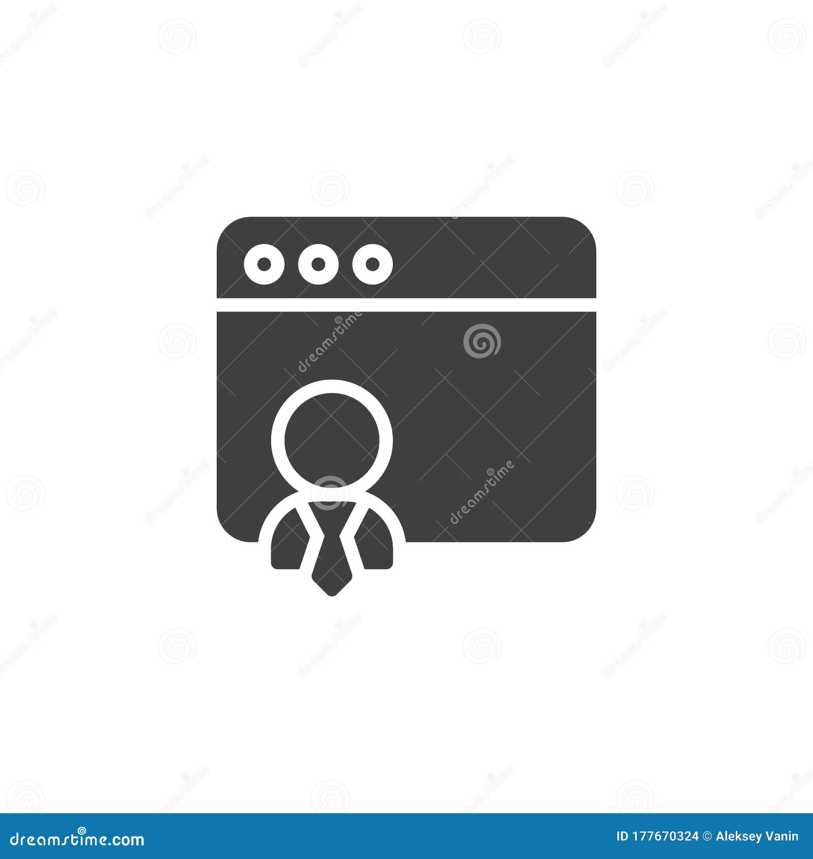 Web developer vector icon stock vector. Illustration of website - 177670324