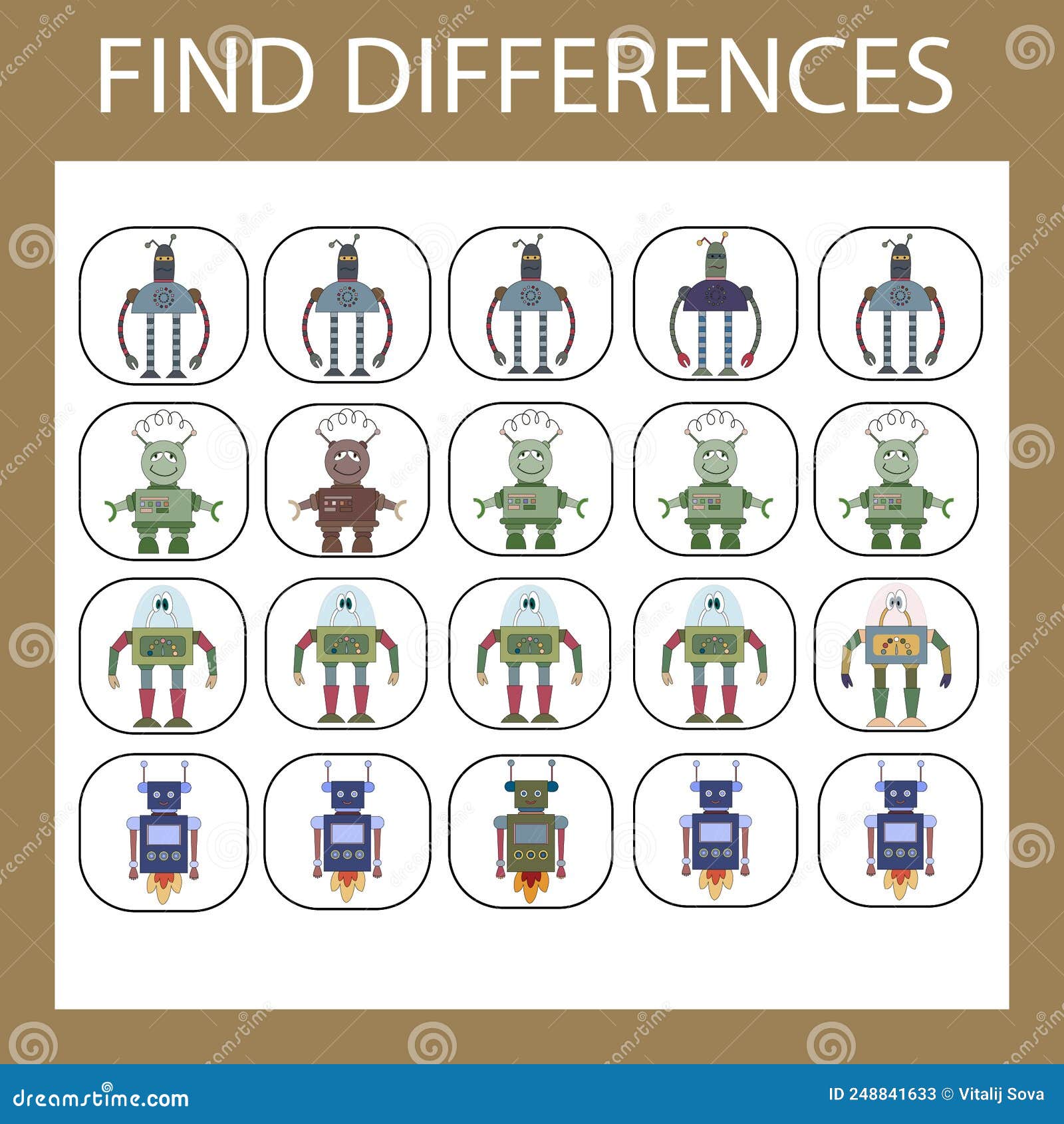 Kids educational game stock illustration. Illustration of design ...