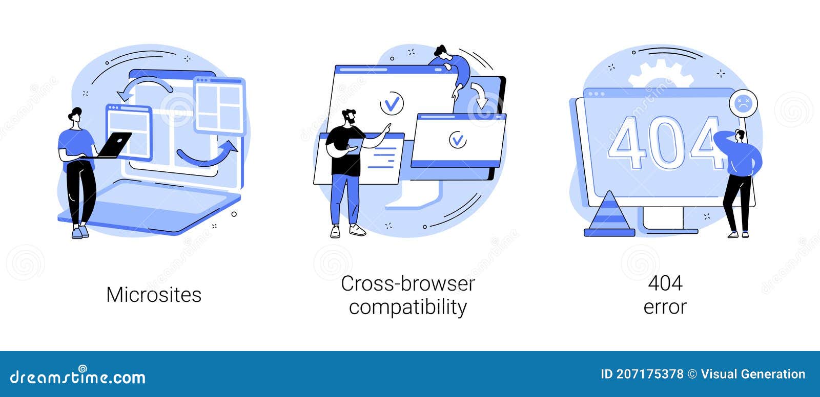 Web Development Abstract Concept Vector Illustrations. Stock ...