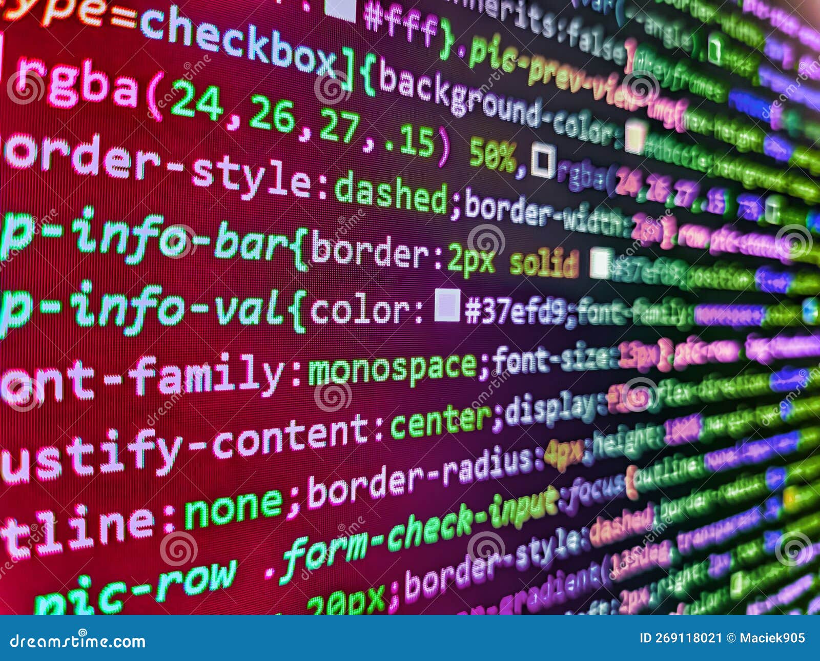Web Development Code Csssass Styles Preprocessor Script Lines Html5 In Editor For Website