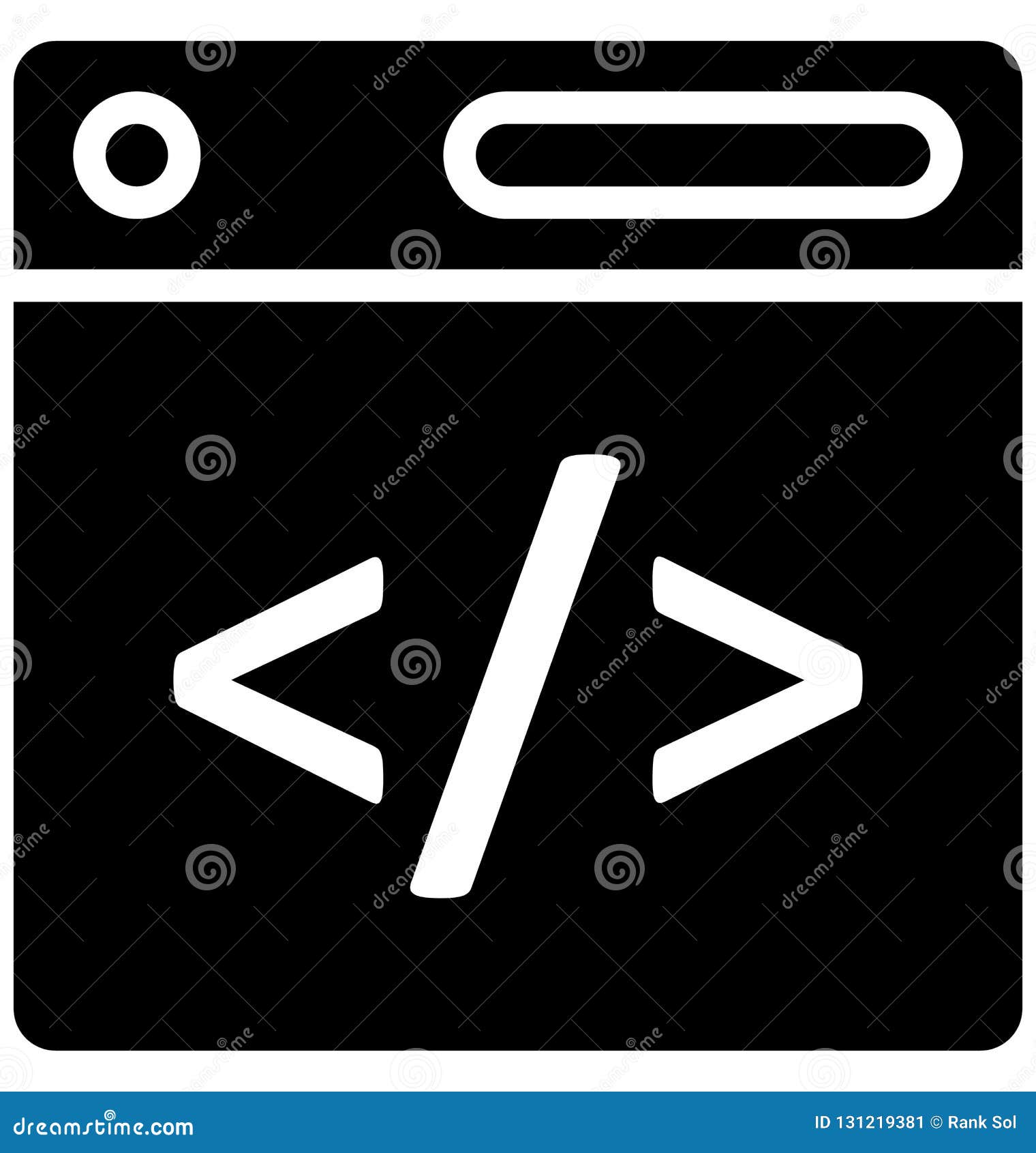 Web, Development Code Isolated Vector Icon that Can Be Very Easily Edit ...