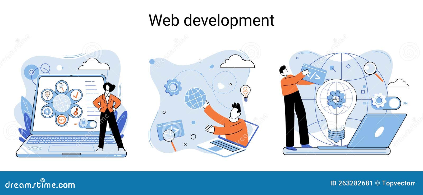 Web Development, Coding and Programming. Creation Digital Software Mobile, Desktop Platforms ...
