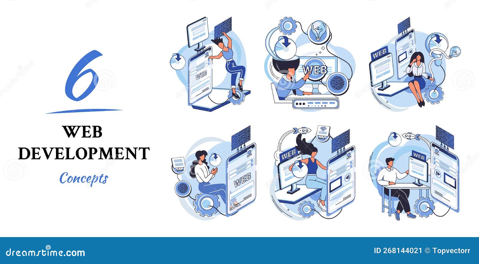 Web Development Coding And Programming Creation Digital Software Mobile Desktop Platforms
