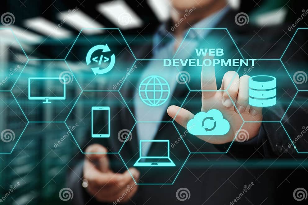 Web Development Coding Programming Internet Technology Business Concept ...