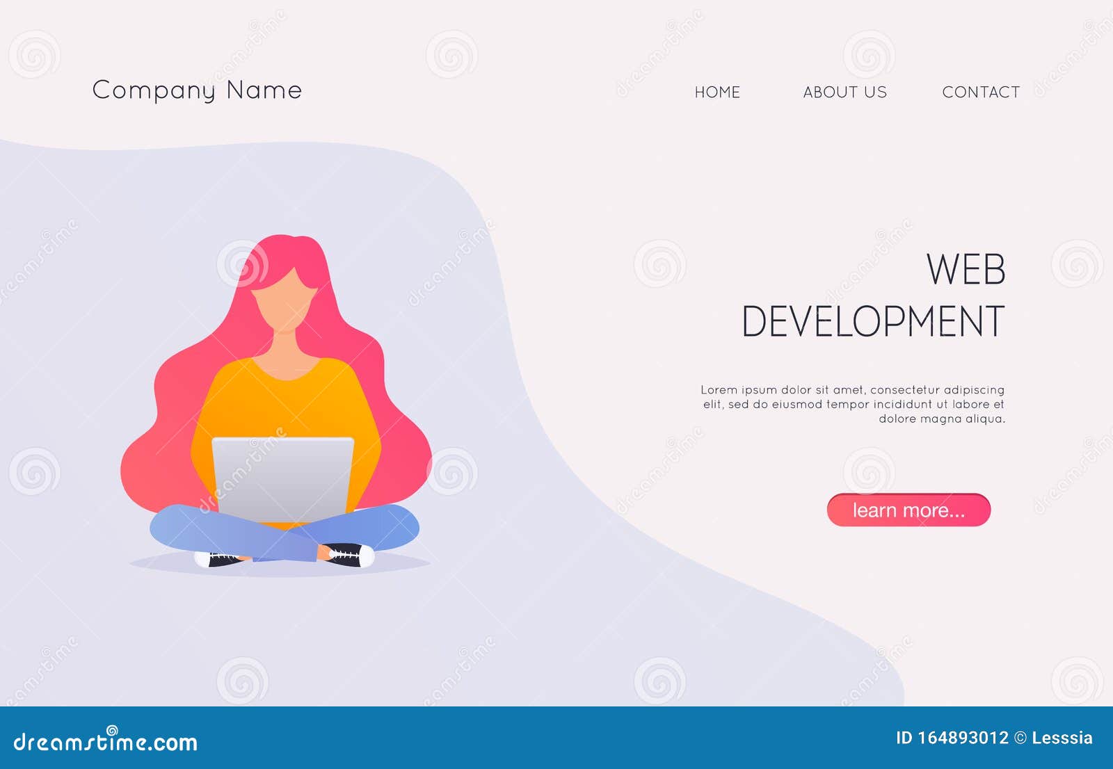 Web Development Concept. Can Use for Web Banner, Infographics, Hero ...