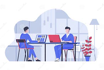 Web Development Concept with Cartoon People in Flat Design for Web ...