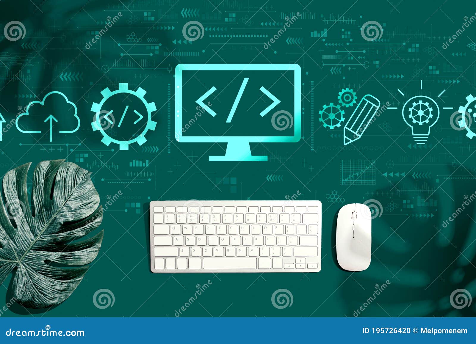 Web Development Concept with a Computer Keyboard Stock Photo - Image of ...