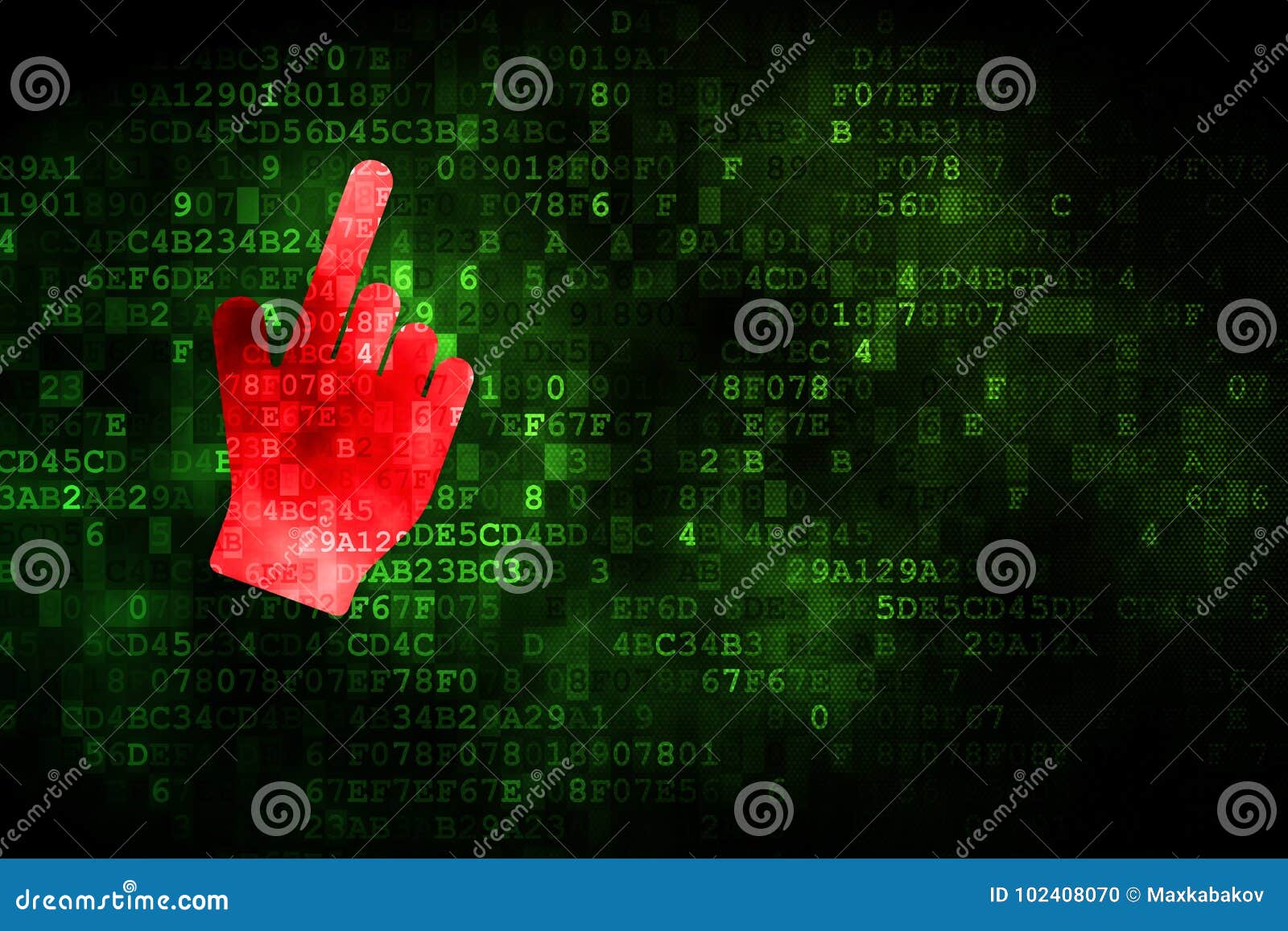 Pixelated Mouse Pointer On Royalty-Free Stock Photography ...