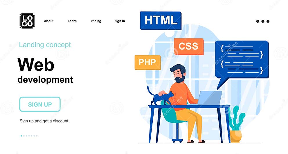 Web Development Concept Programmer Coding Code For Webpage 4379