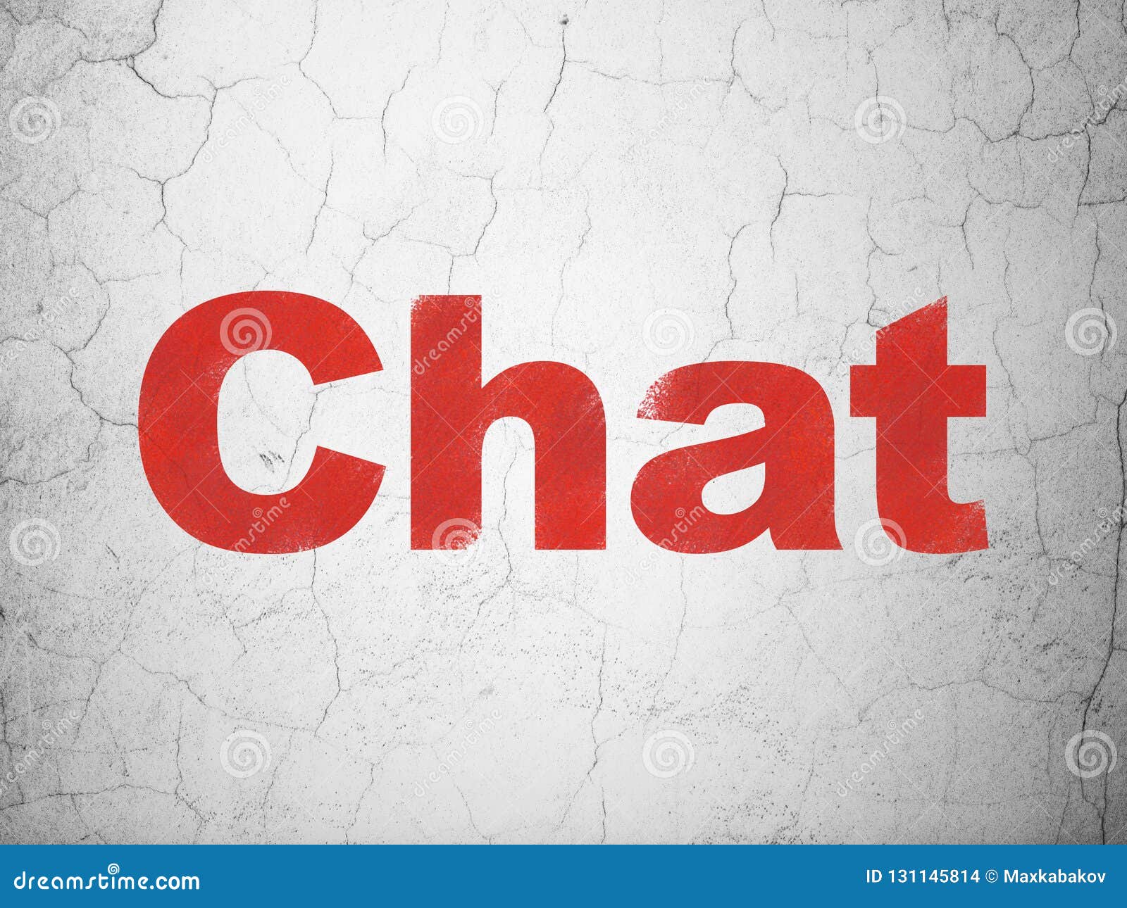 Web Development Concept: Chat on Wall Background Stock Illustration ...