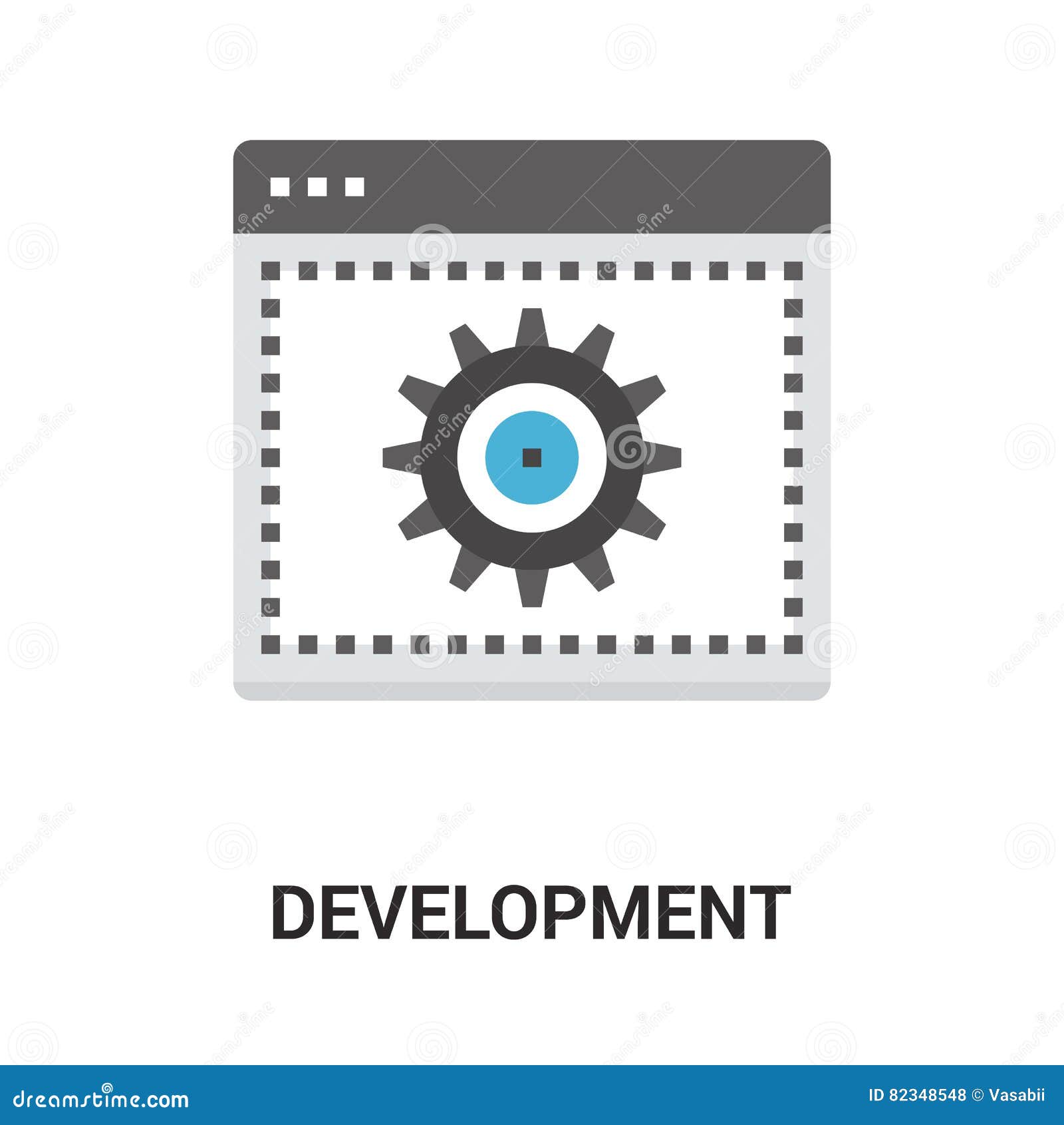 Web development icon stock vector. Illustration of design - 82348548