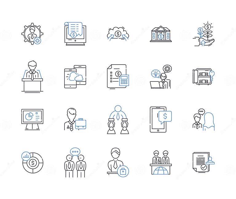 Web Development Line Icons Collection Html Css Javascript 4064
