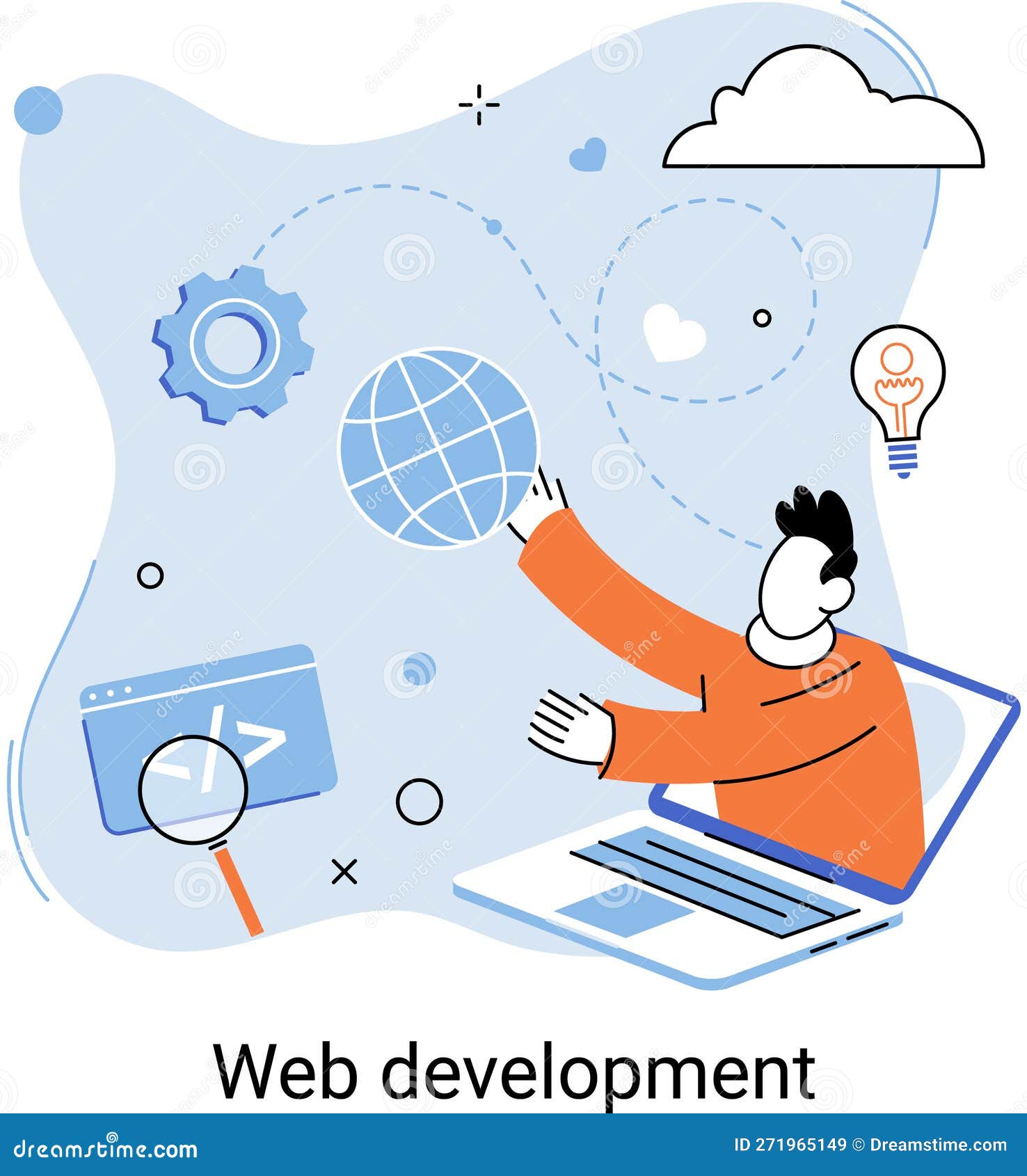 Web Development Coding And Programming Creation Digital Software Mobile Desktop Platforms