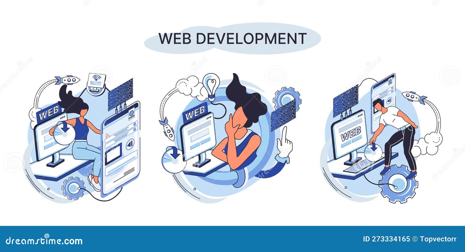 Web Development, Coding and Programming. Creation Digital Software Mobile, Desktop Platforms ...