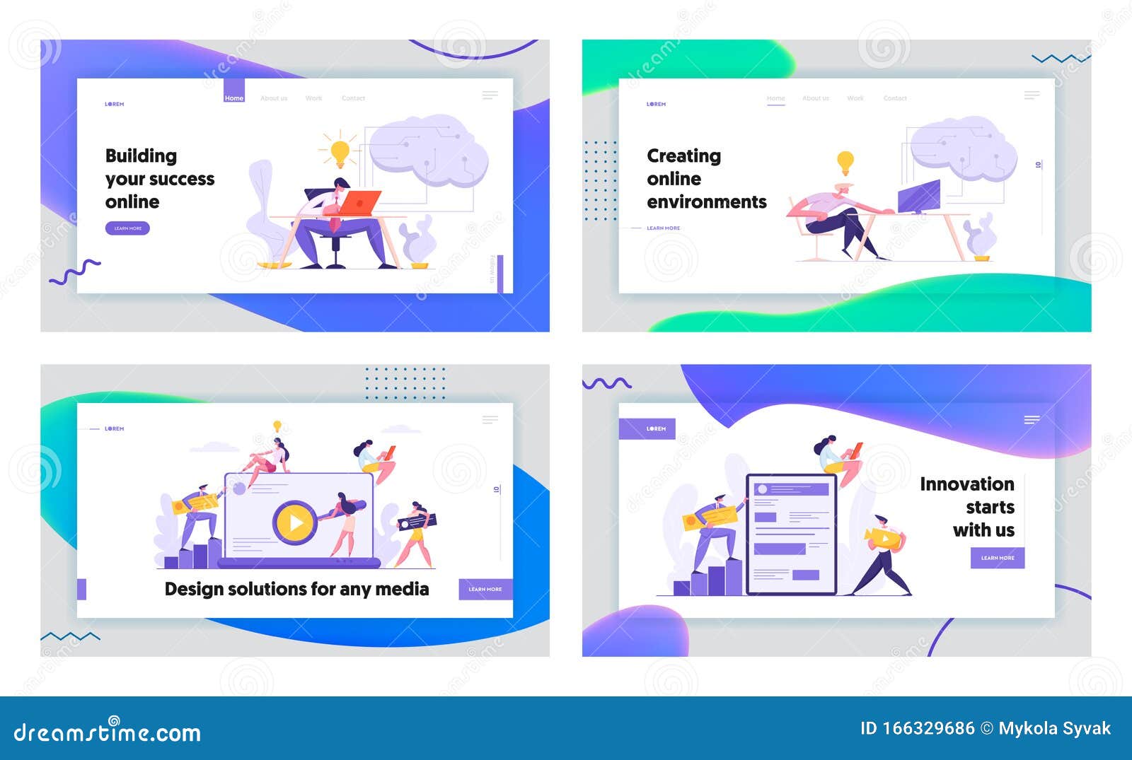Web Development Programming and Coding Concept Banner. Developers ...
