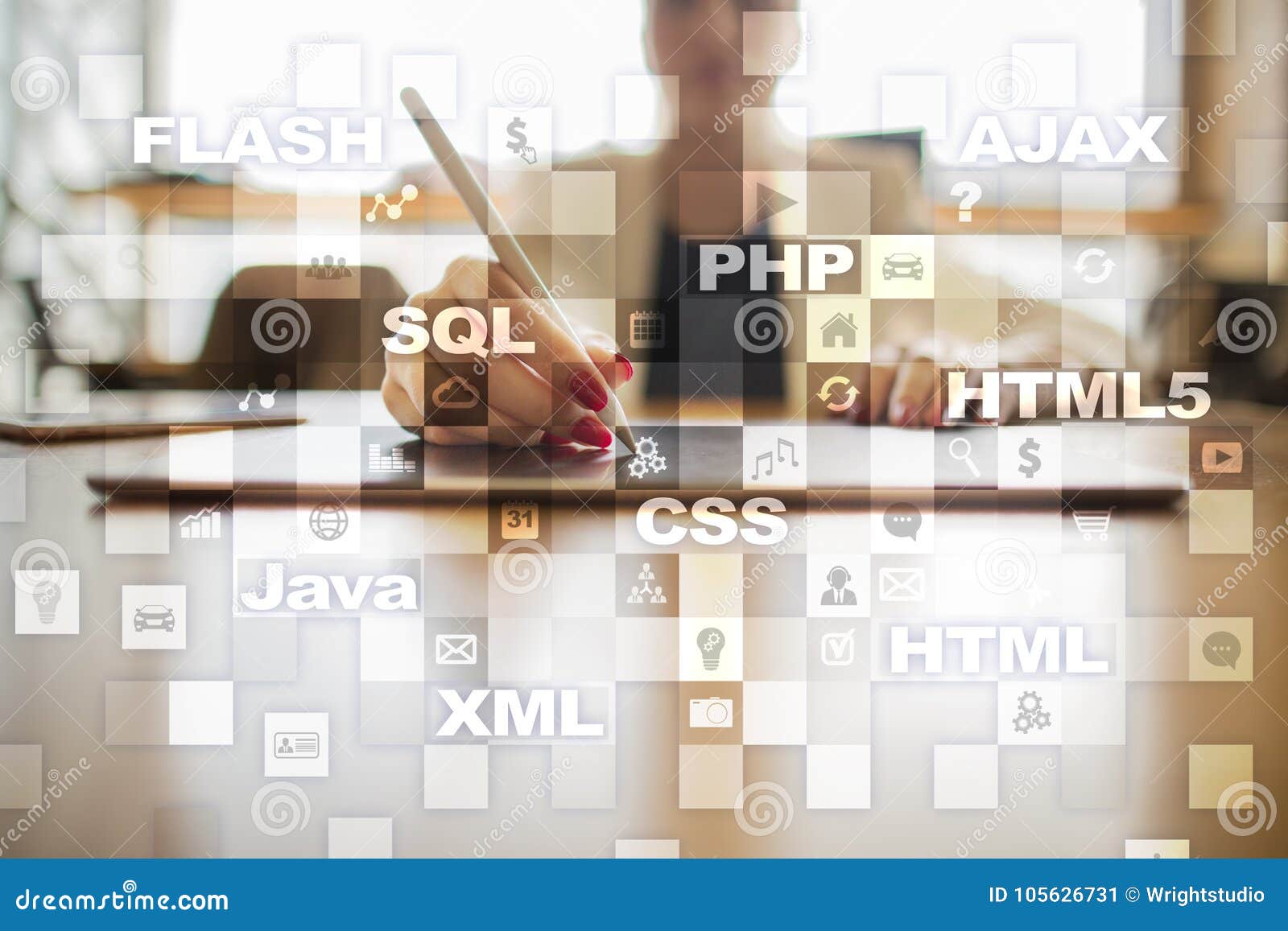 Web Development. Programming. Internet and Technology Concept. Stock ...