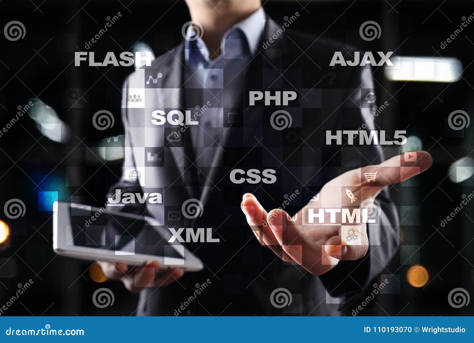 Web Development. Programming. Internet and Technology Concept. Stock ...