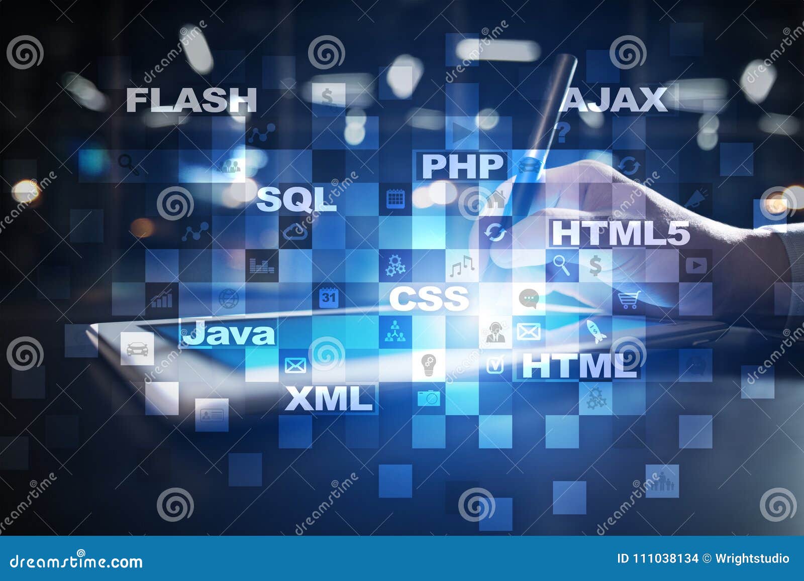 Web Development. Programming. Internet and Technology Concept. Stock ...