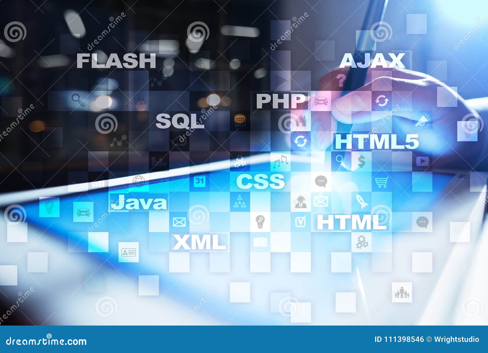 Web Development. Programming. Internet and Technology Concept. Stock ...