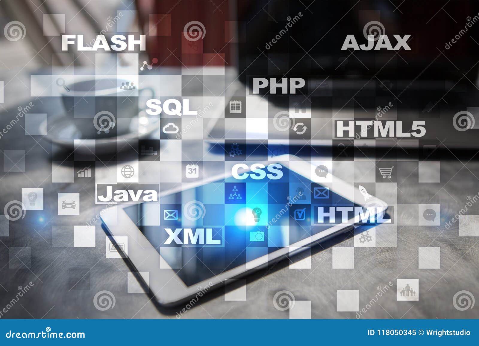 Web Development. Programming. Internet and Technology Concept. Stock ...