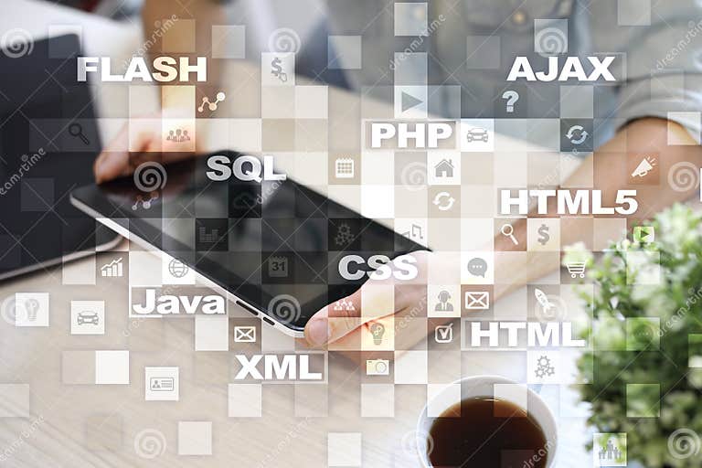 Web Development. Programming. Internet and Technology Concept. Stock ...