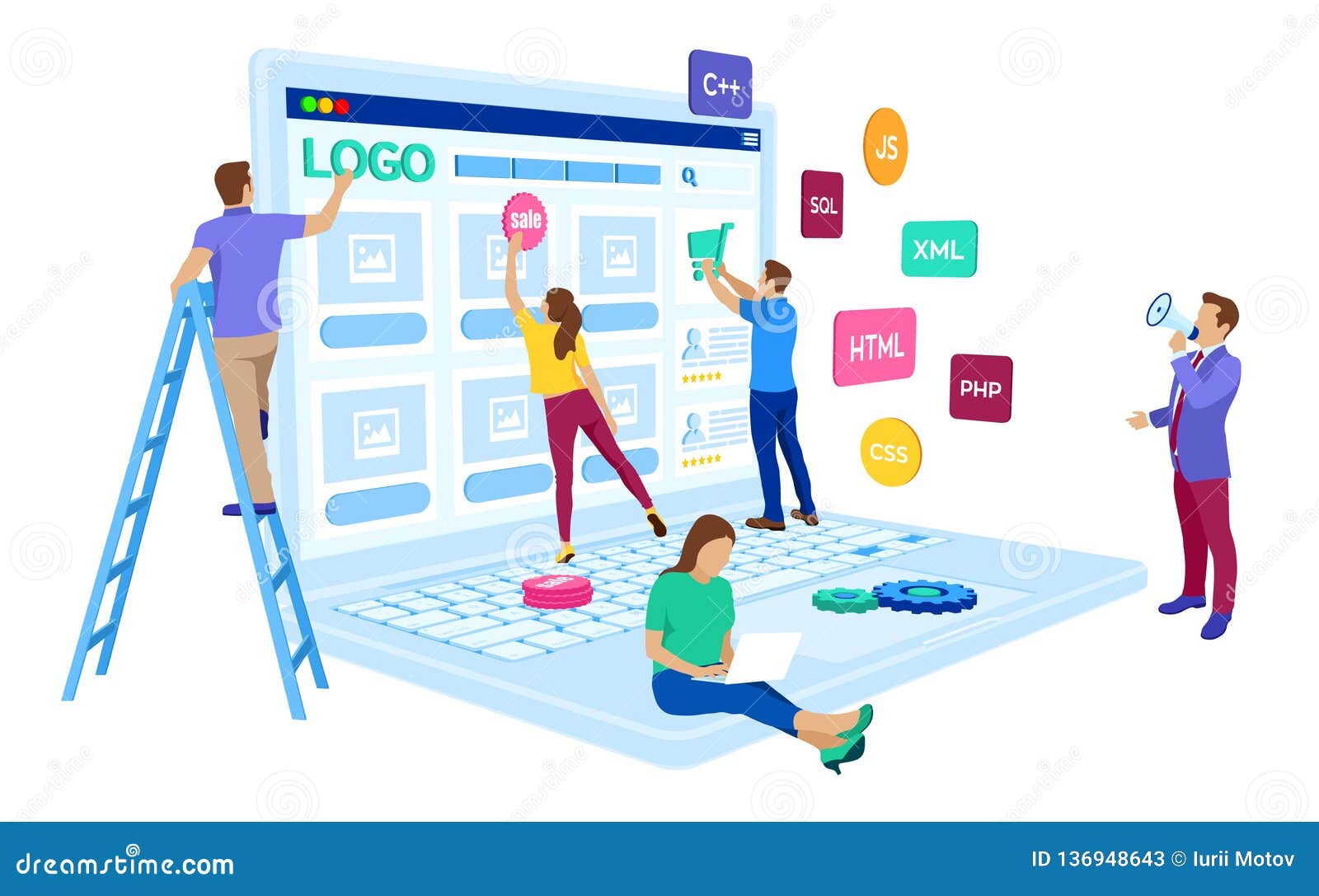 Web Development. Project Team of Engineers for Website Create. Webpage Building. UI UX Design ...