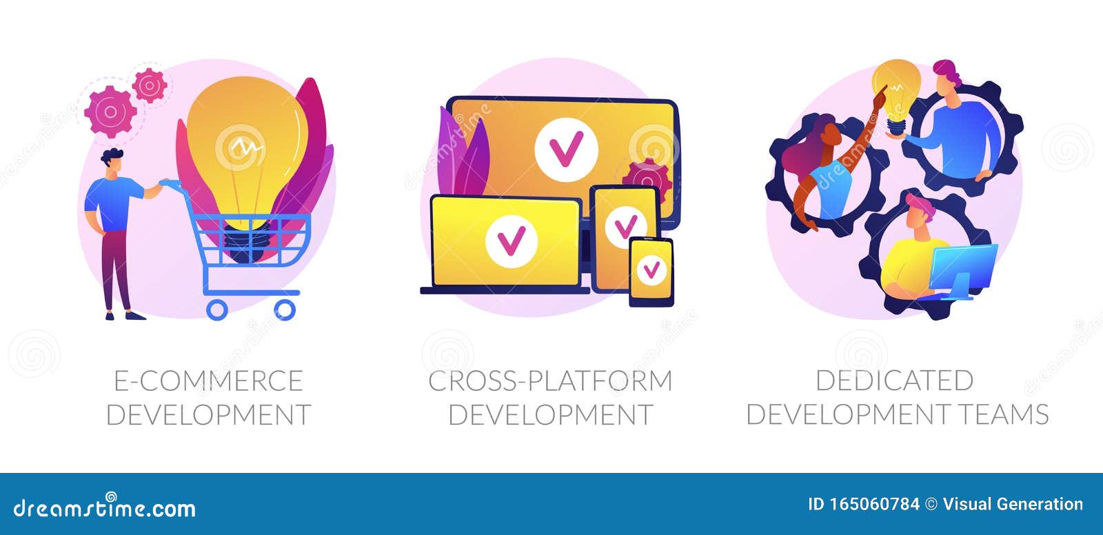 Web Development Vector Concept Metaphors Stock Vector - Illustration of ...