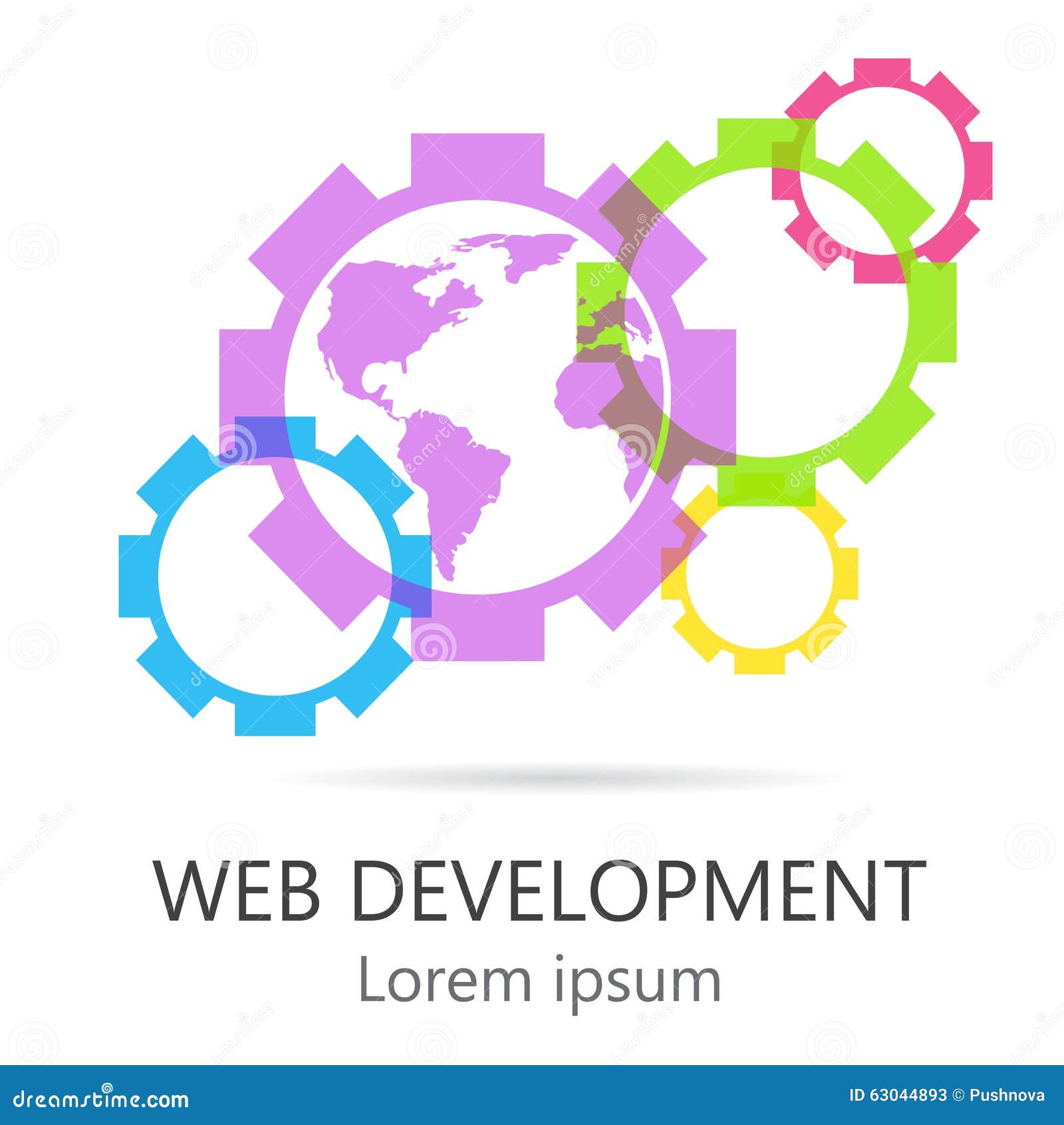 Web Development stock vector. Illustration of application - 63044893