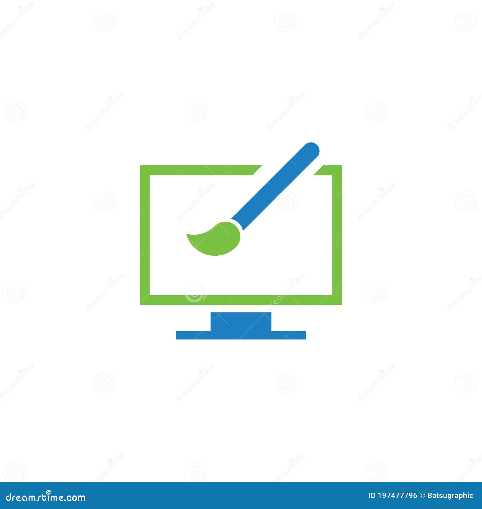 Web Development Vector Logo Design Template Stock Vector - Illustration ...