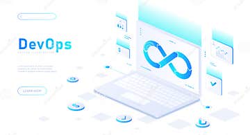 Web Development White Banner Vector Stock Vector - Illustration of ...