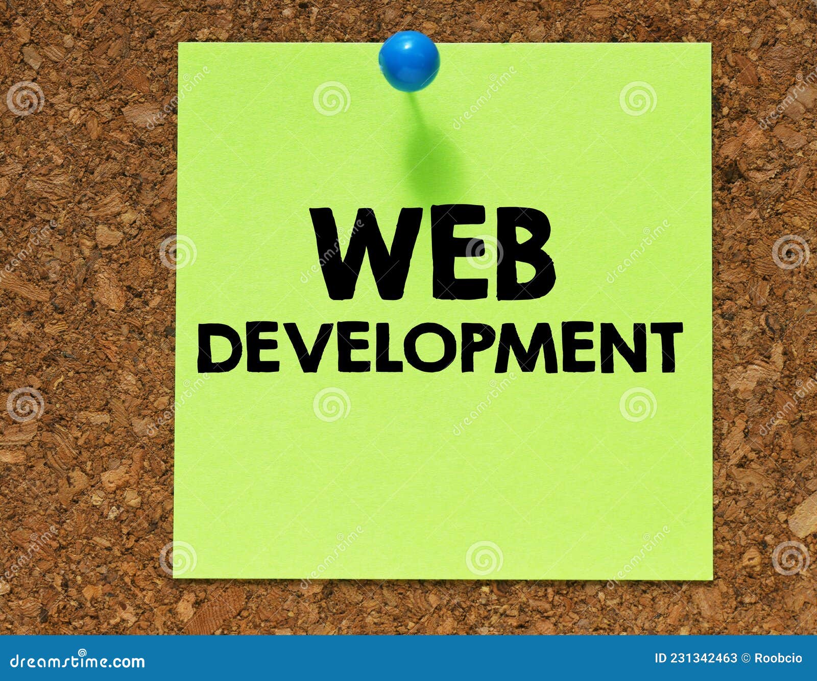 WEB DEVELOPMENT Words Written on a Piece of Paper Stock Image - Image ...