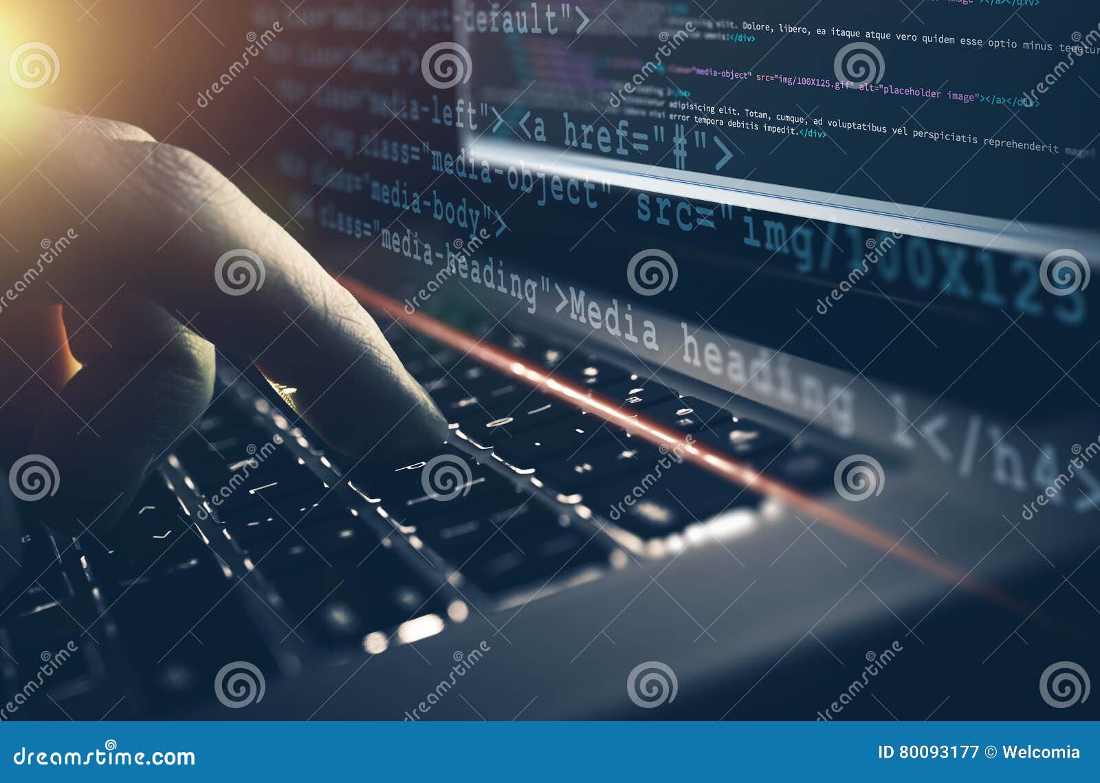 Web Development Work Concept Stock Image - Image of working, designing: 80093177