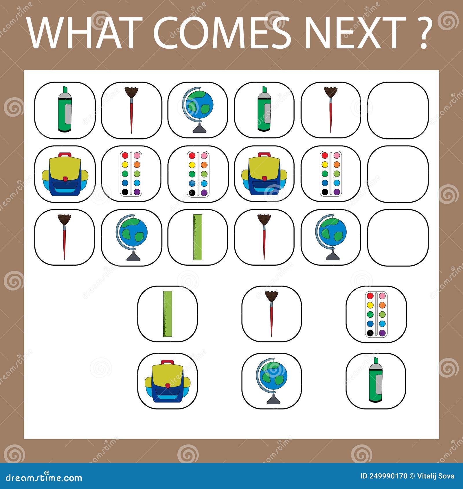 Worksheet vector design stock illustration. Illustration of pencil ...