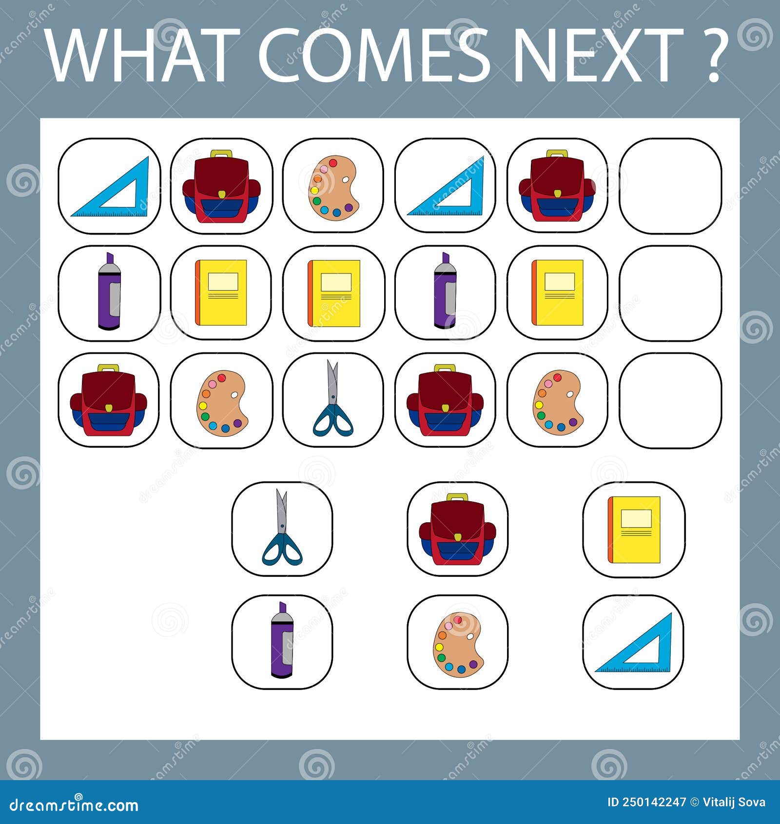 Worksheet vector design stock illustration. Illustration of education ...