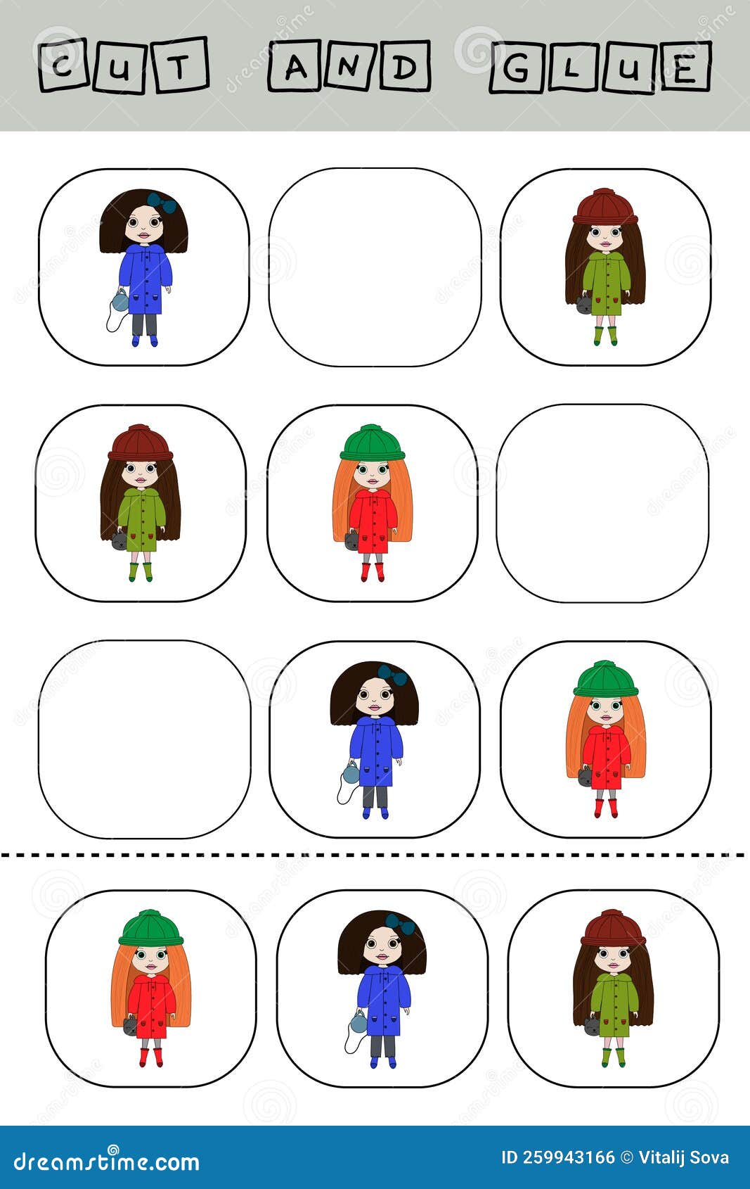 Educational Activity, Riddle for Preschool Kids Stock Illustration ...