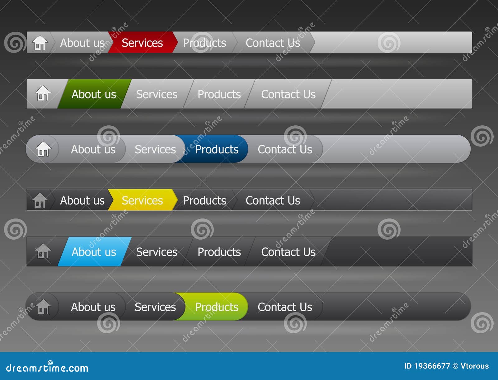 Web elements stock vector. Illustration of buttons, button - 19366677