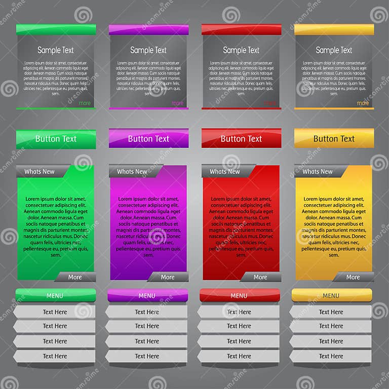 Web Elements stock vector. Illustration of abstract, corporate - 26458754