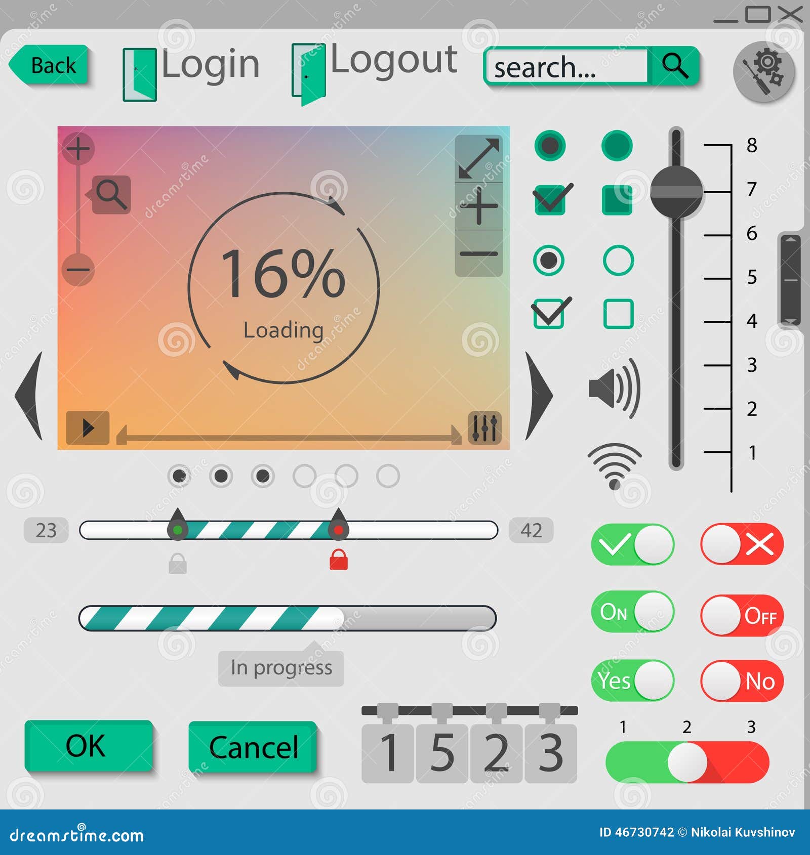 Scroll Bar. Slider For Down, Ui And Web. Set Of Scroll Bars Isolated On ... Scroll Bar. Slider For Down, Ui And Web. Set Of Scroll Bars Isolated On ...
