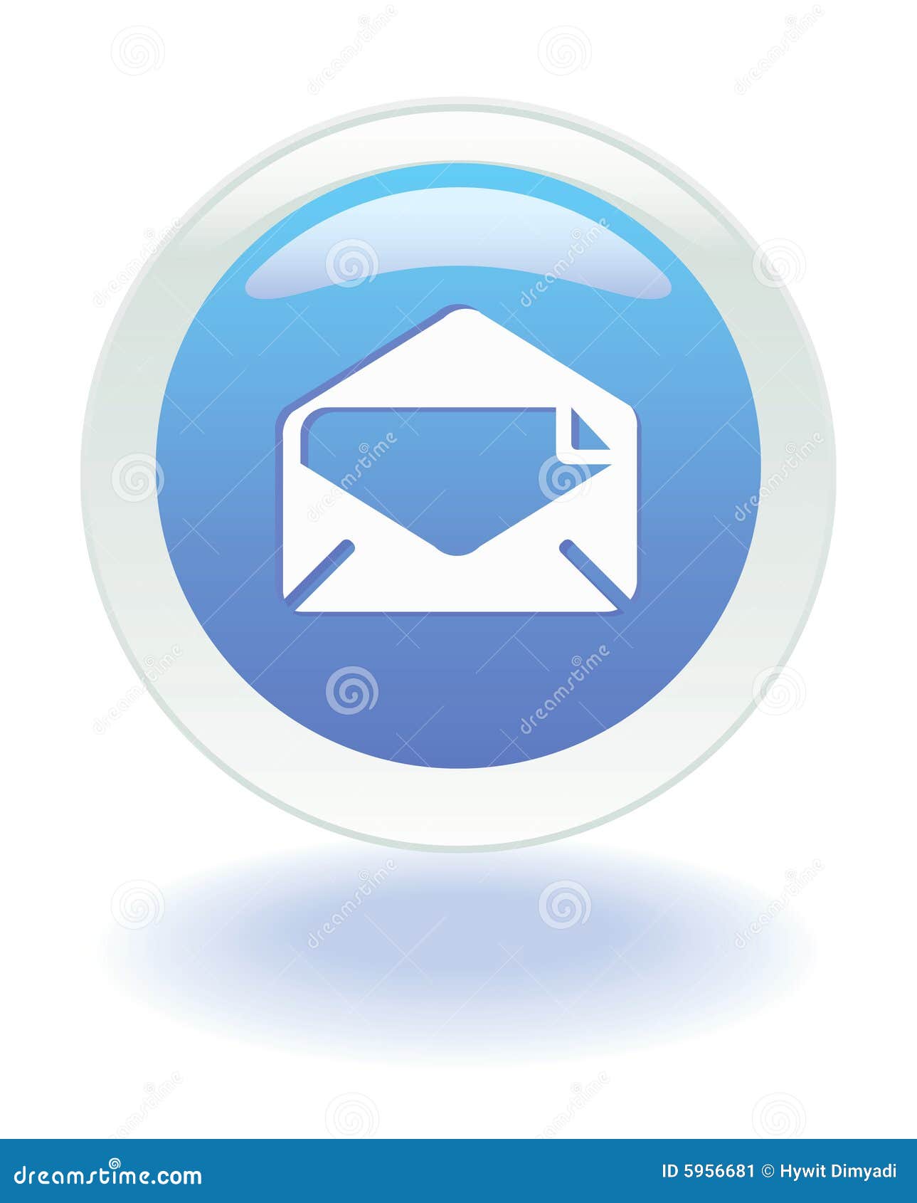 Web Email Icon Stock Image - Image: 5956681