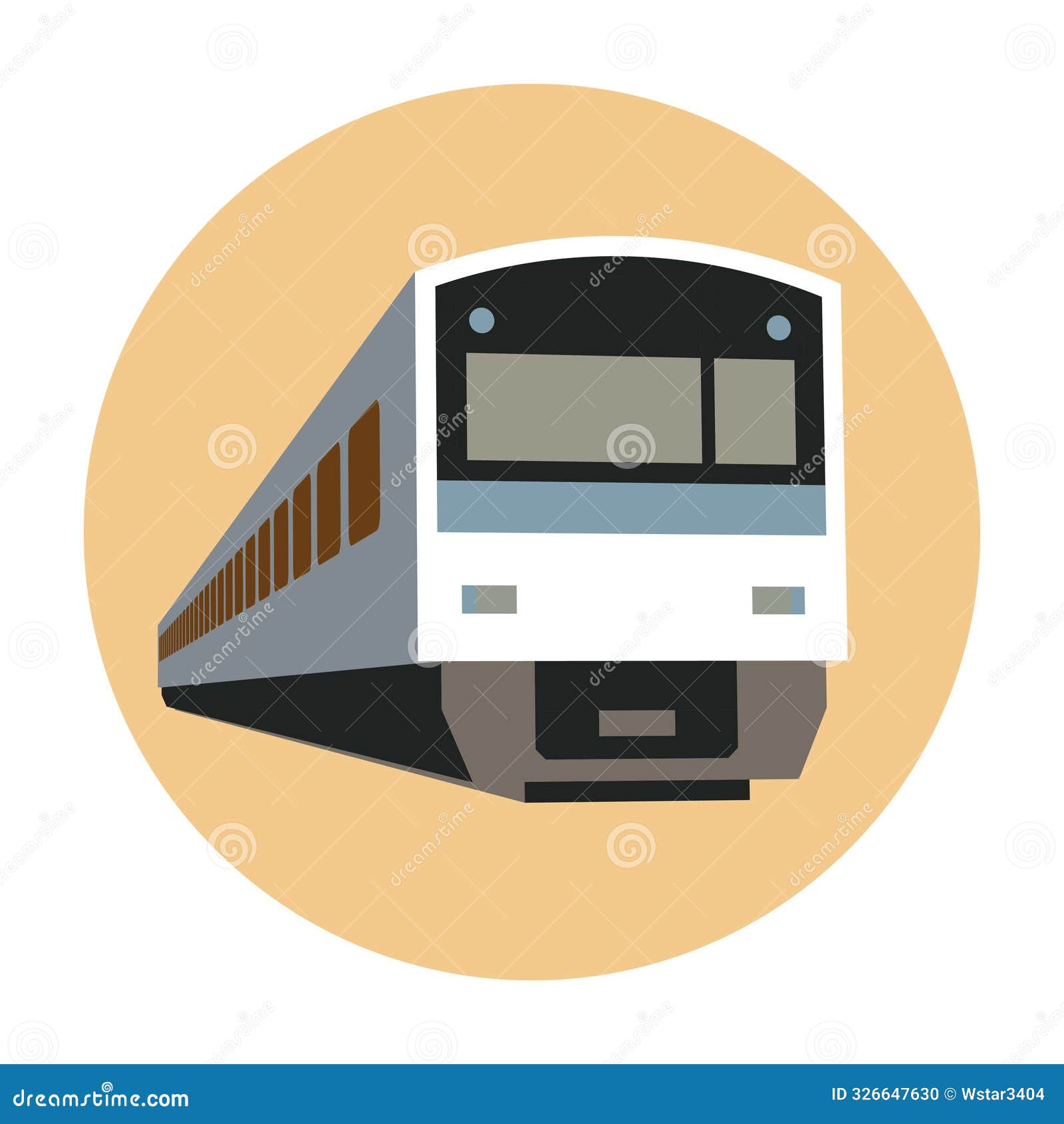 Express Train Icon Vector Illustration Stock Vector - Illustration of ...