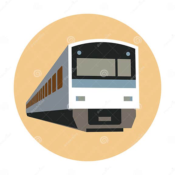 Express Train Icon Vector Illustration Stock Vector - Illustration of ...