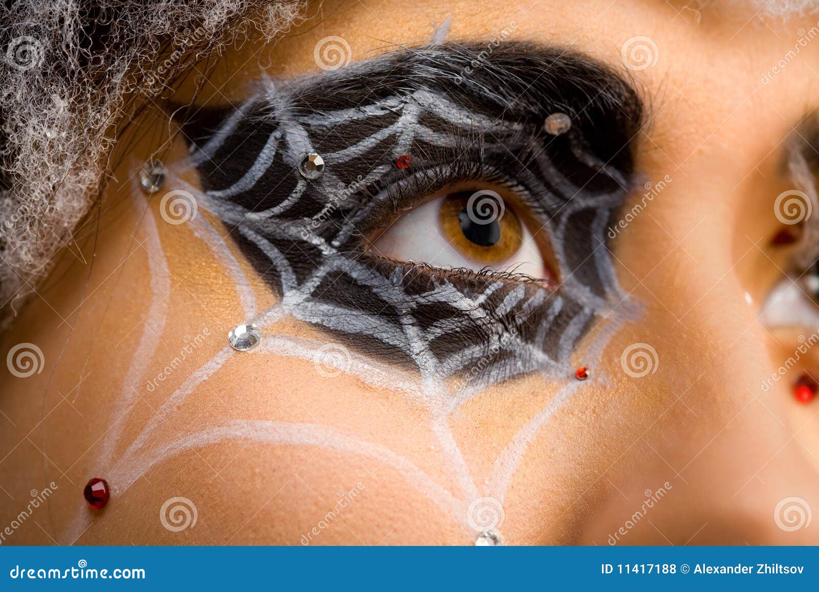 Web eye stock photo. Image of cobweb, women, mascara - 11417188