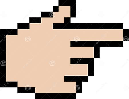 Web finger stock vector. Illustration of digital, finger - 5996210