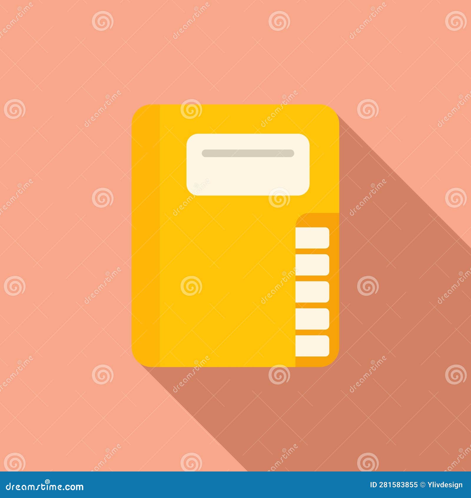 Web Folder Icon Flat Vector. Computer Interface Stock Vector - Illustration of icon, flat: 281583855