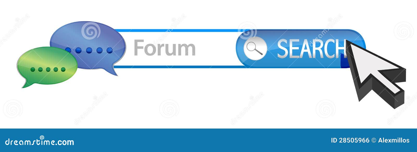 Web forum search stock illustration. Illustration of idea - 28505966