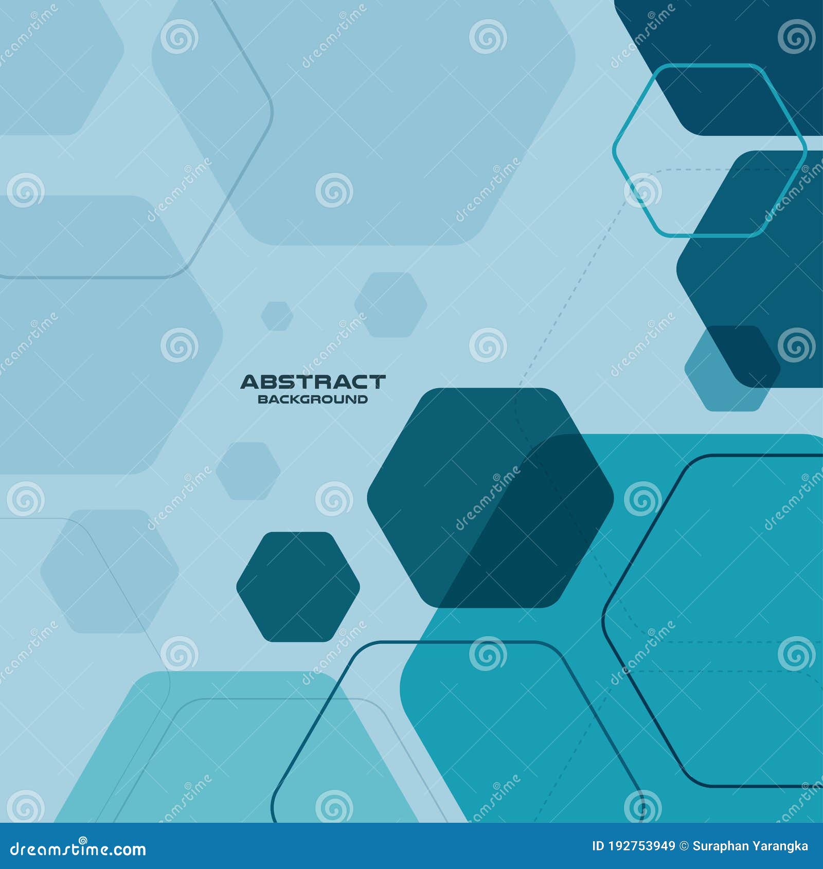 Geometric Hexagon Abstract Background. Stock Vector - Illustration of ...