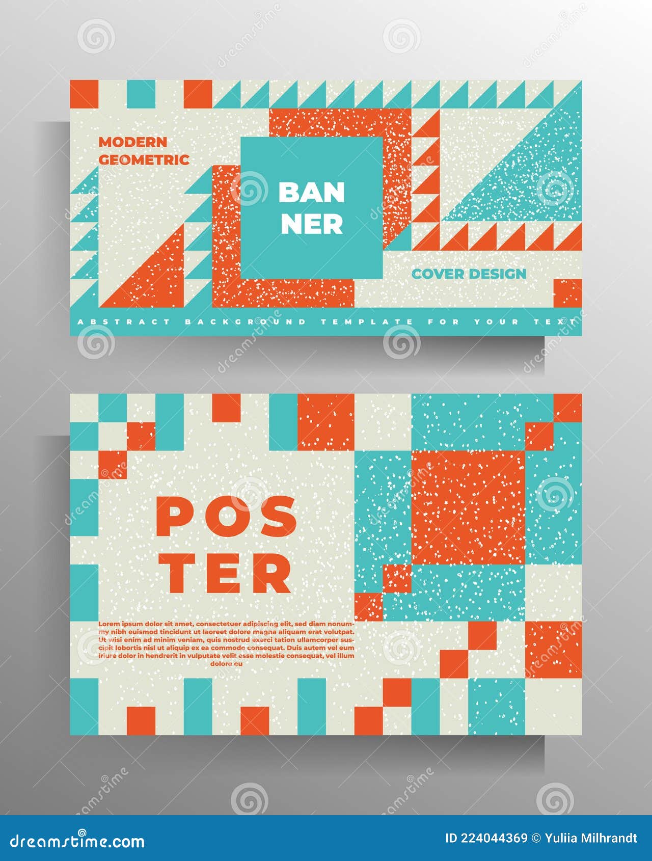 Geometric Print Cover Design. Stock Illustration - Illustration of ...